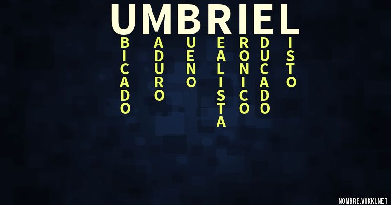 Qué significa umbriel