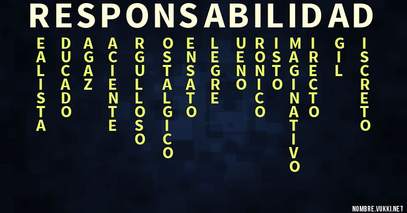 Qué significa responsabilidad
