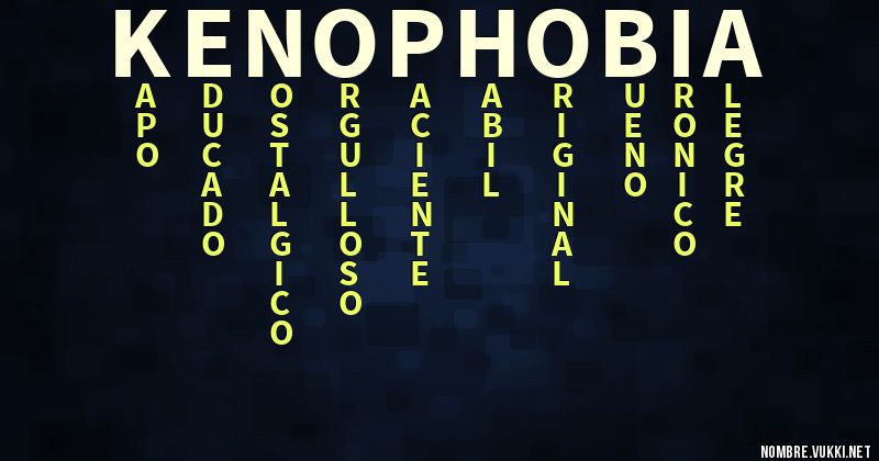 Qué significa kenophobia
