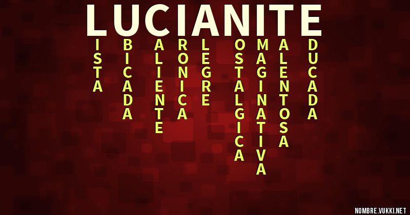 Qué significa lucianite