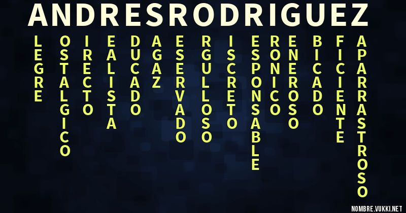 Qué significa andresrodriguez