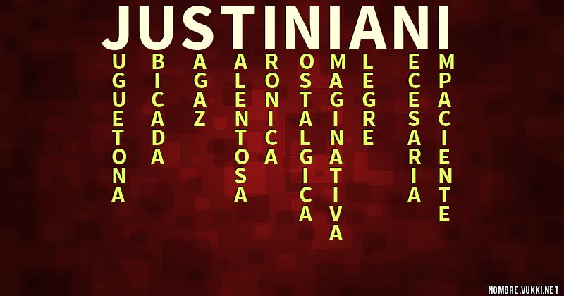 Qué significa justiniani