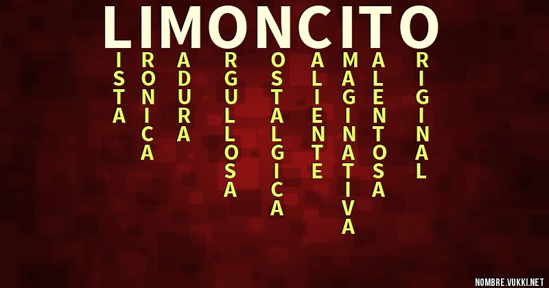 Qué significa limoncito