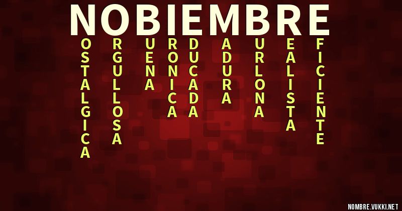 Qué significa nobiembre