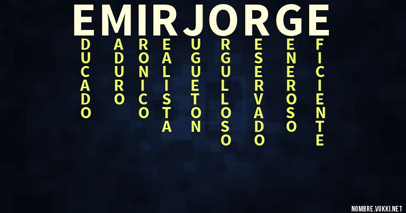 Qué significa emirjorge