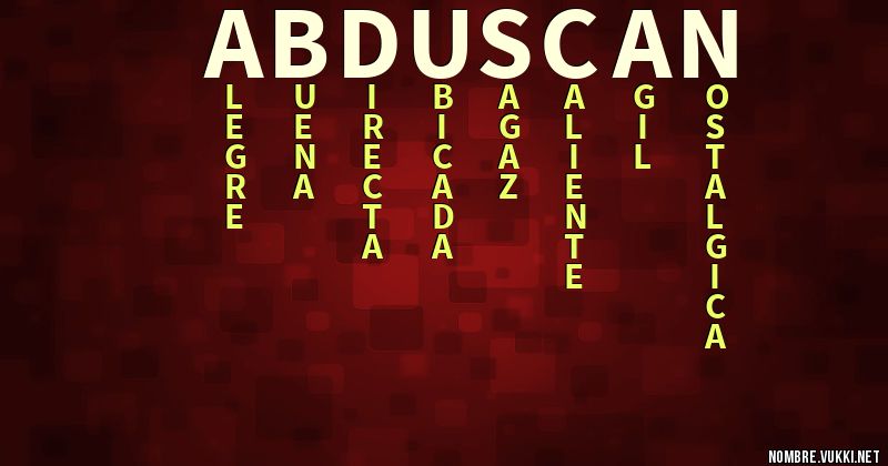 Qué significa abduscan