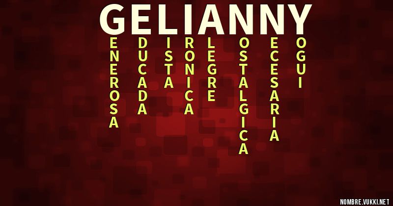 Qué significa gelianny