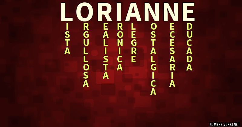 Qué significa lorianne