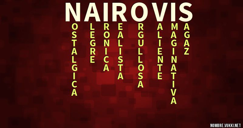 Qué significa nairovis