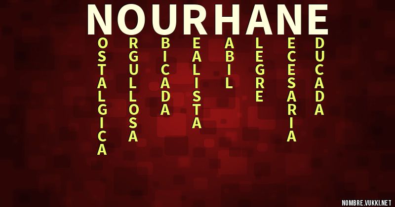 Qué significa nourhane