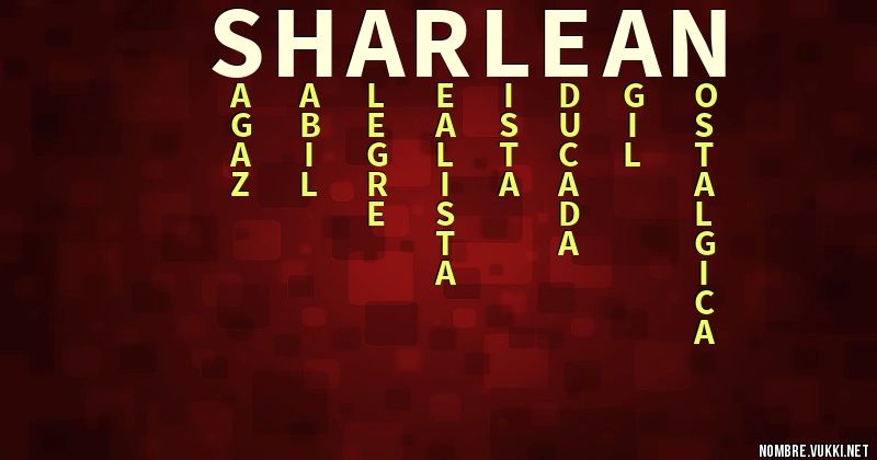 Qué significa sharlean