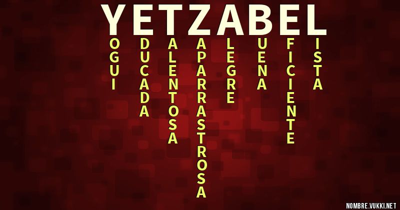 Qué significa yetzabel