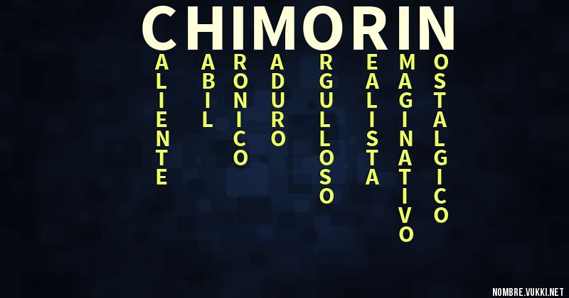 Qué significa chimorin