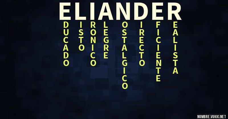 Qué significa eliander