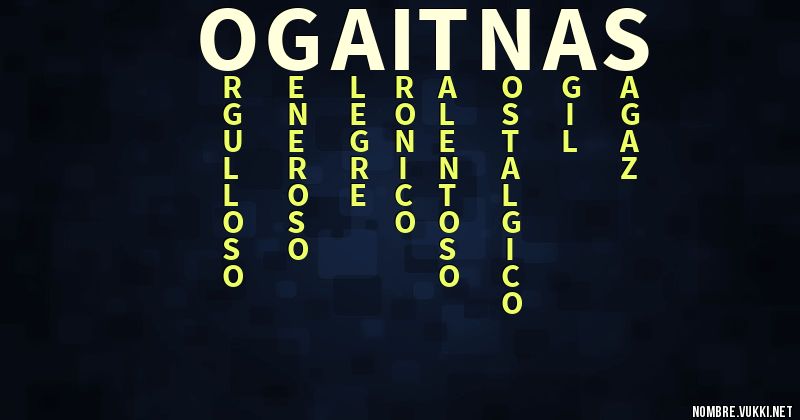 Qué significa ogaitnas