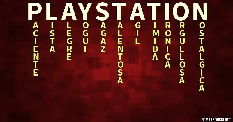 Qué significa playstation