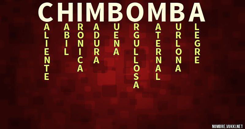 Qué significa chimbomba