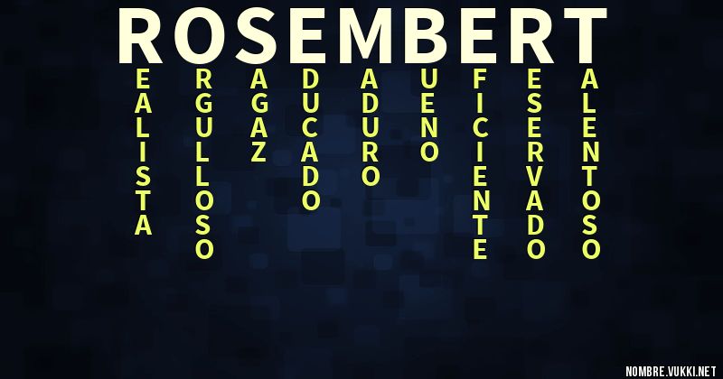 Qué significa rosembert