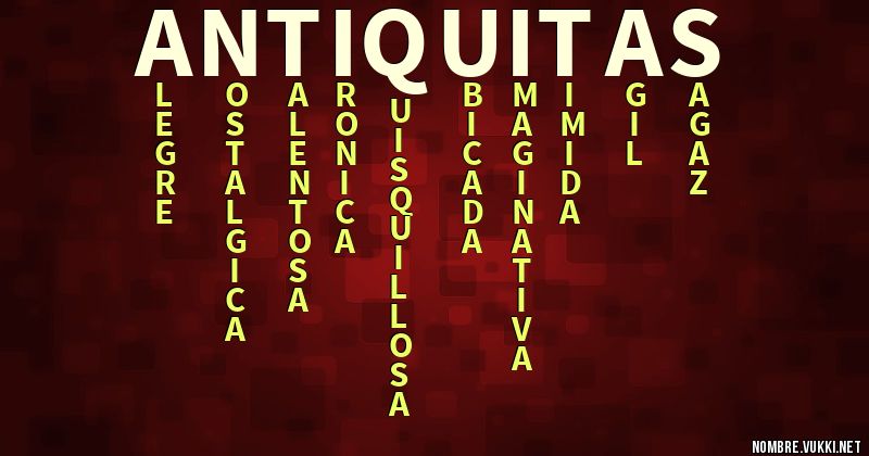Qué significa antiquitas