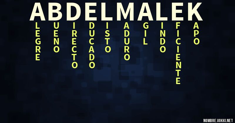 Qué significa abdelmalek