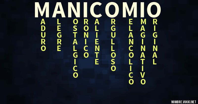Qué significa manicomio