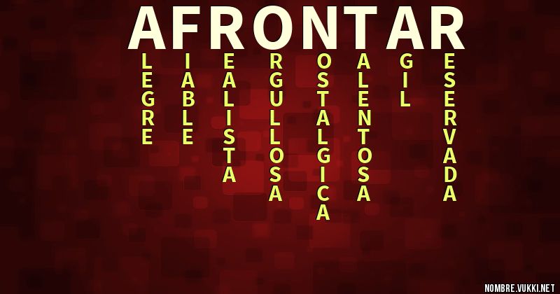 Qué significa afrontar