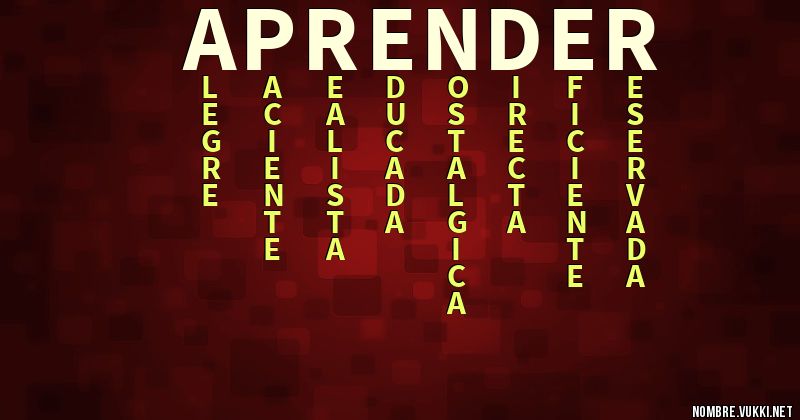 Qué significa aprender