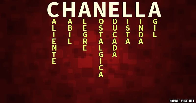 Qué significa chanella