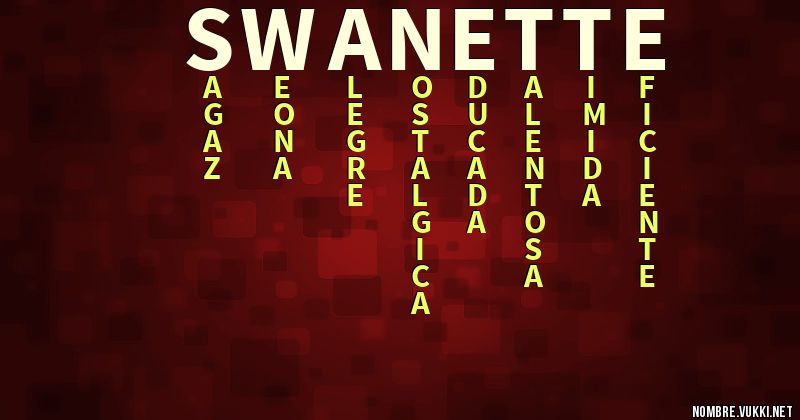 Qué significa swanette