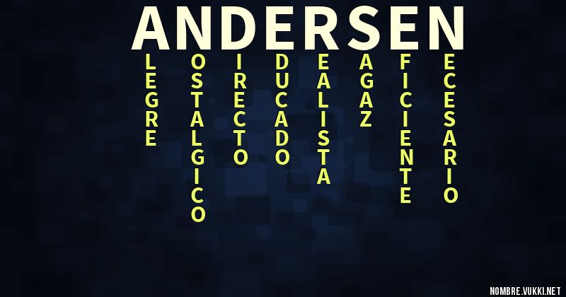 Qué significa andersen