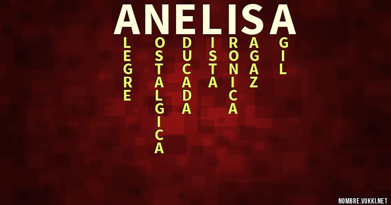 Qué significa anelisa