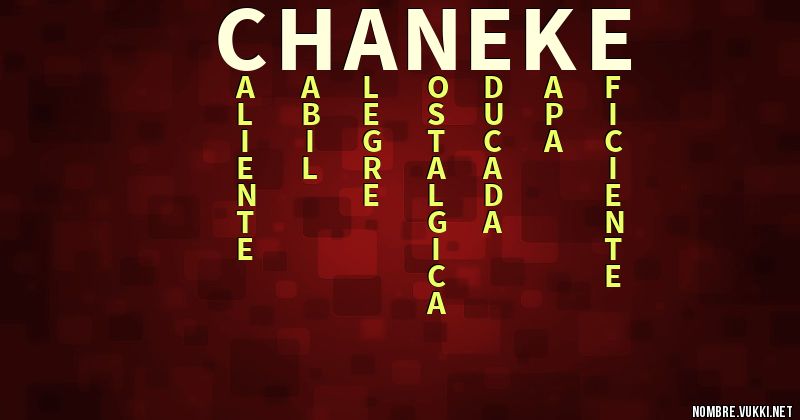 Qué significa chaneke