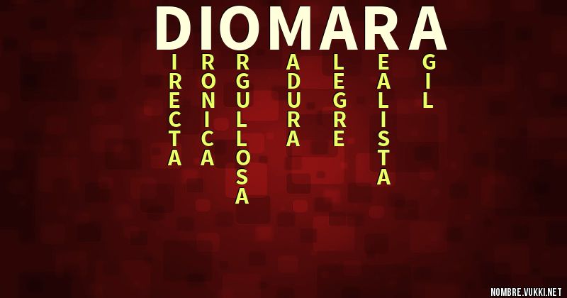 Qué significa diomara