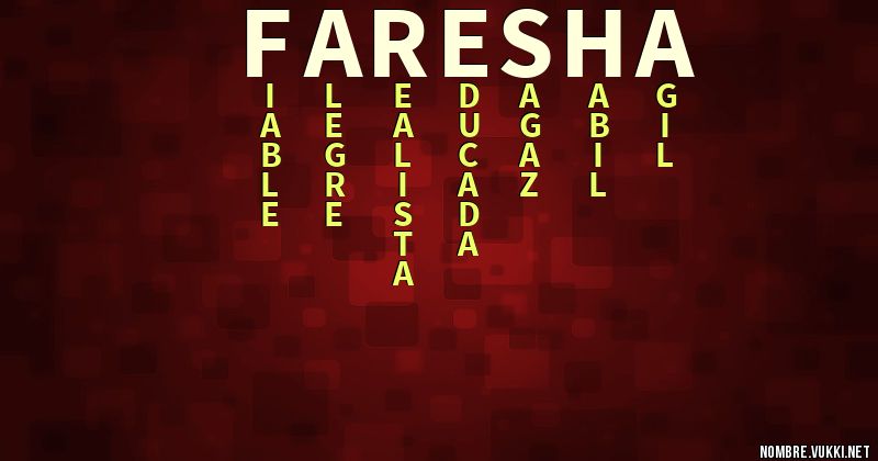 Qué significa faresha