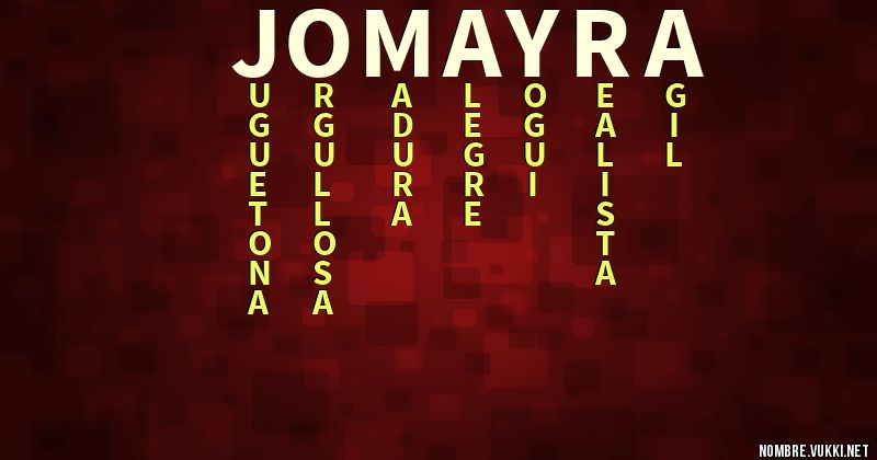 Qué significa jomayra