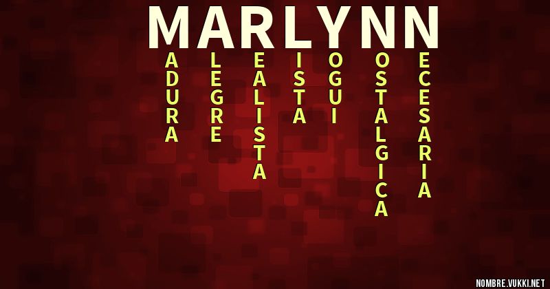 Qué significa marlynn