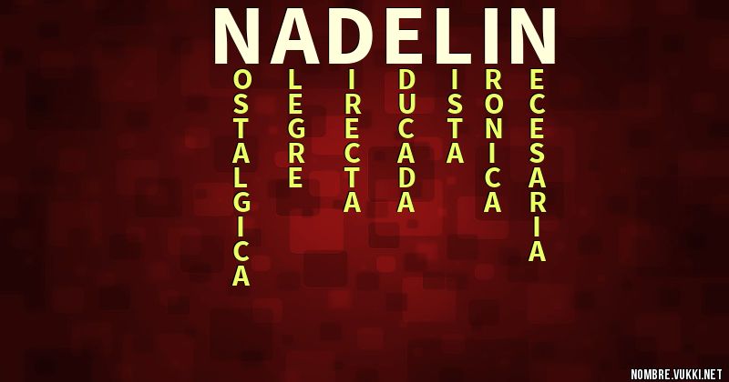 Qué significa nadelin