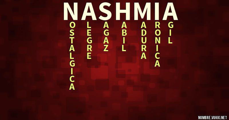 Qué significa nashmia