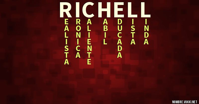 Qué significa richell