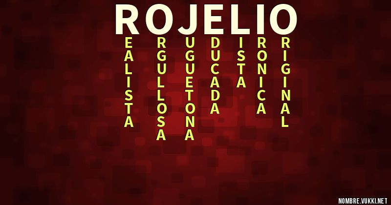 Qué significa rojelio