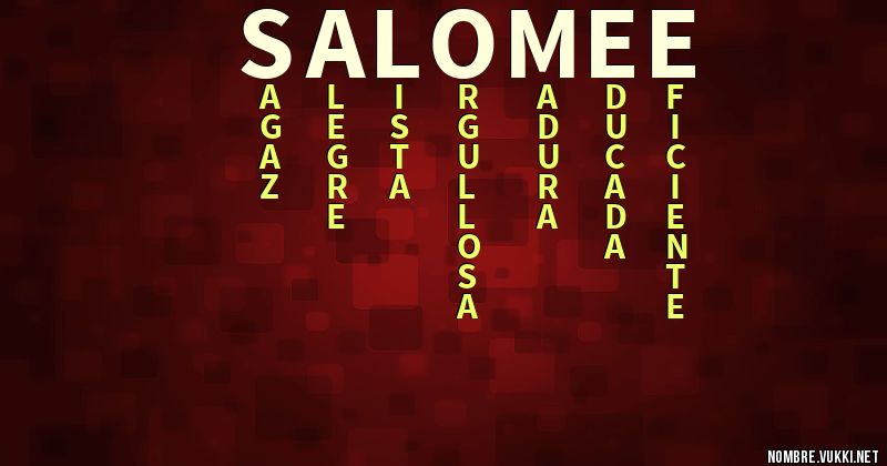 Qué significa salomee
