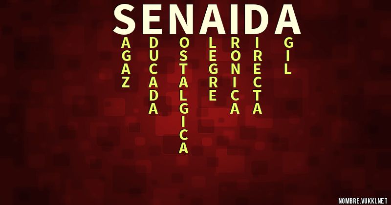 Qué significa senaida