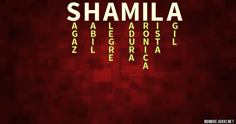 Qué significa shamila