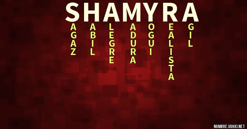 Qué significa shamyra