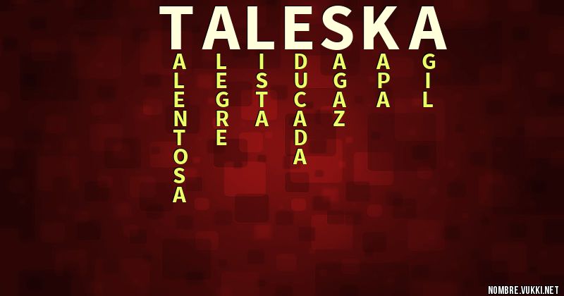 Qué significa taleska