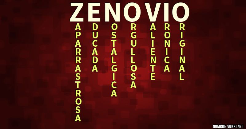 Qué significa zenovio