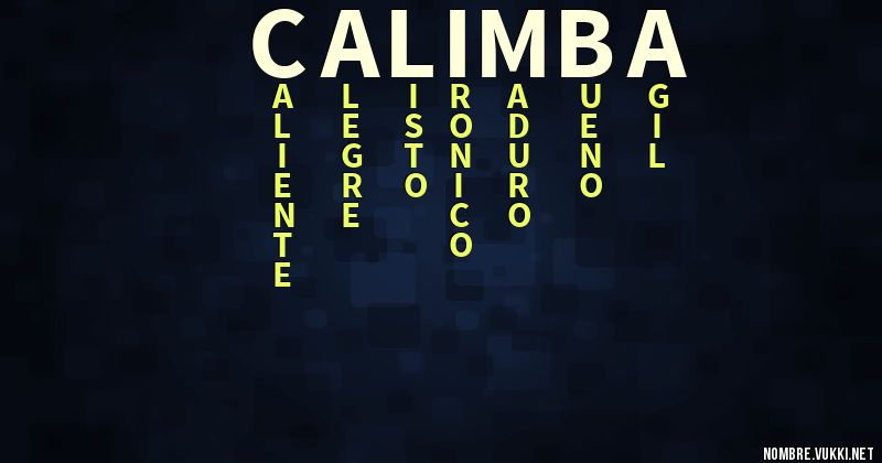 Qué significa calimba