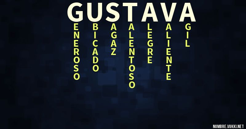 Qué significa gustava