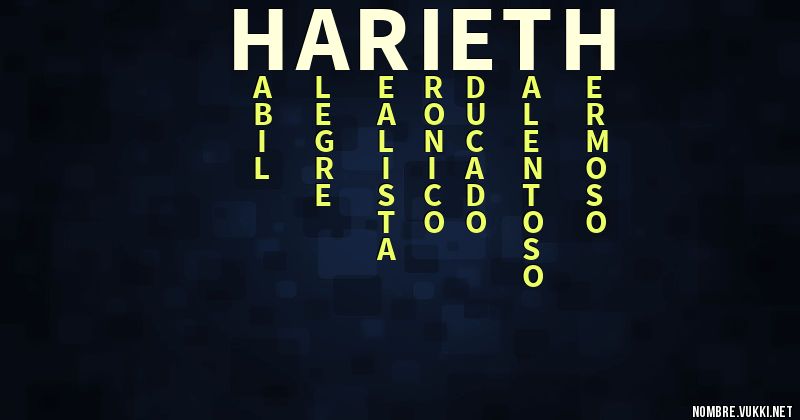 Qué significa harieth
