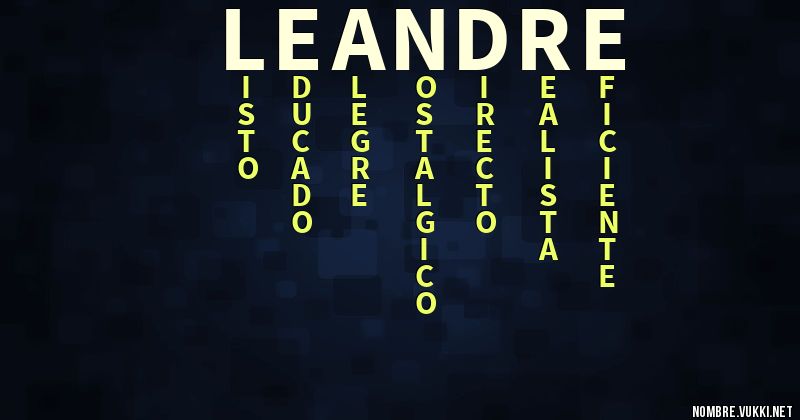 Qué significa leandre